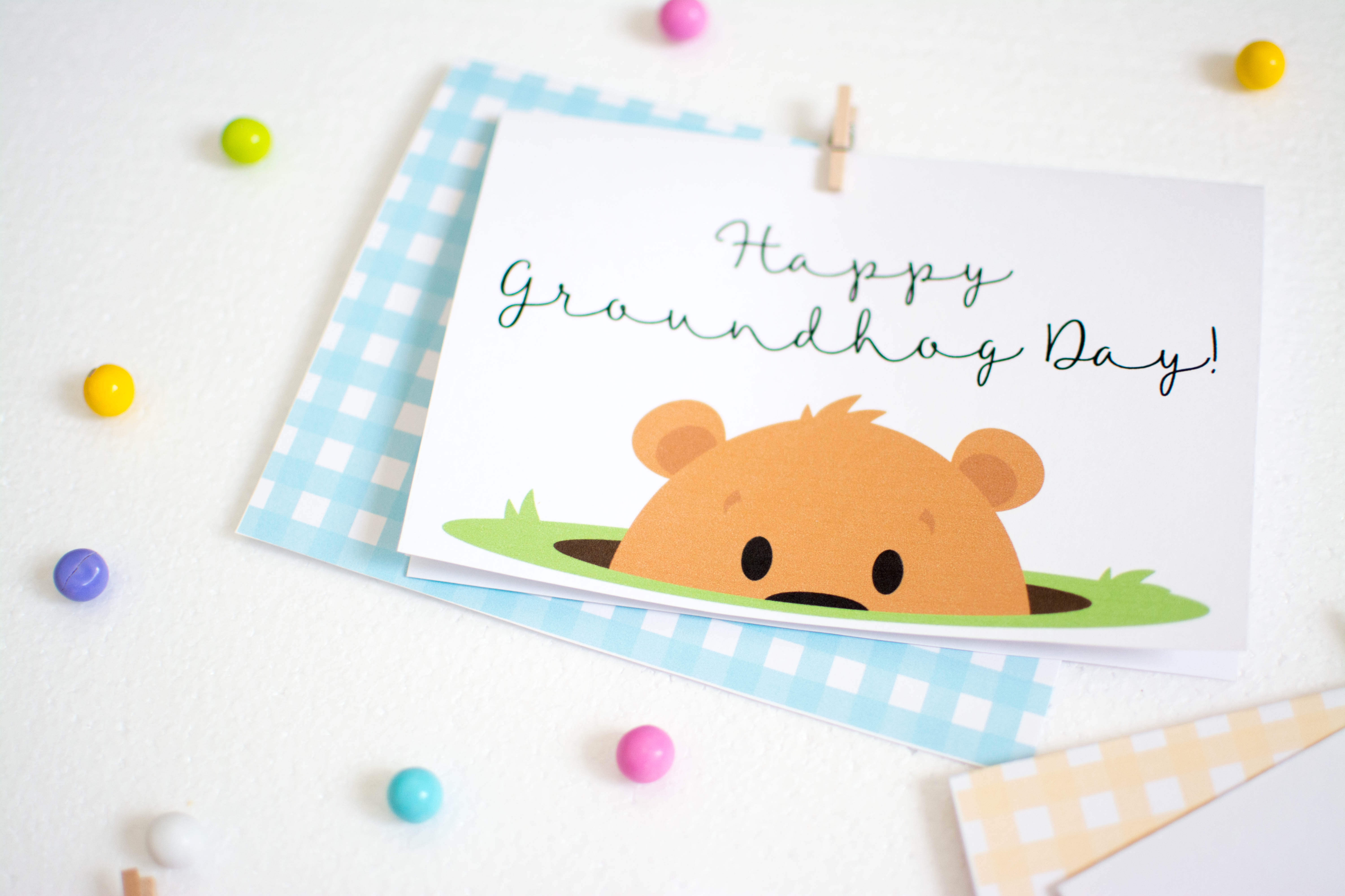 Happy Groundhog Day Cards