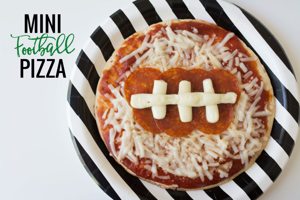 Game Day Mini Football Pizza